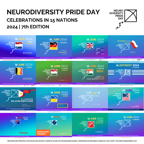 Neurodiversity Pride Day | June 16 2025 | ND Pride Week 2025 | 8th ...